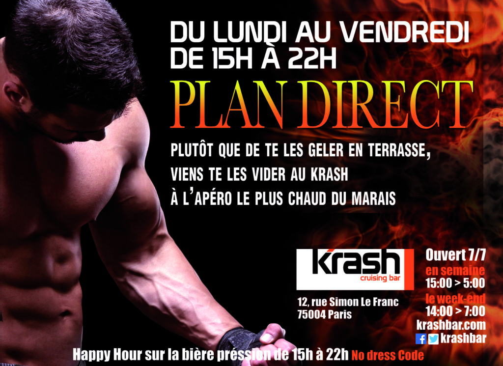 Krash Bar | Cruising Bar à Paris (Marais)